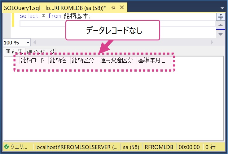 【SQL Srever】SQLの基本4機能「select」「insert」「update」「delete」の使用方法